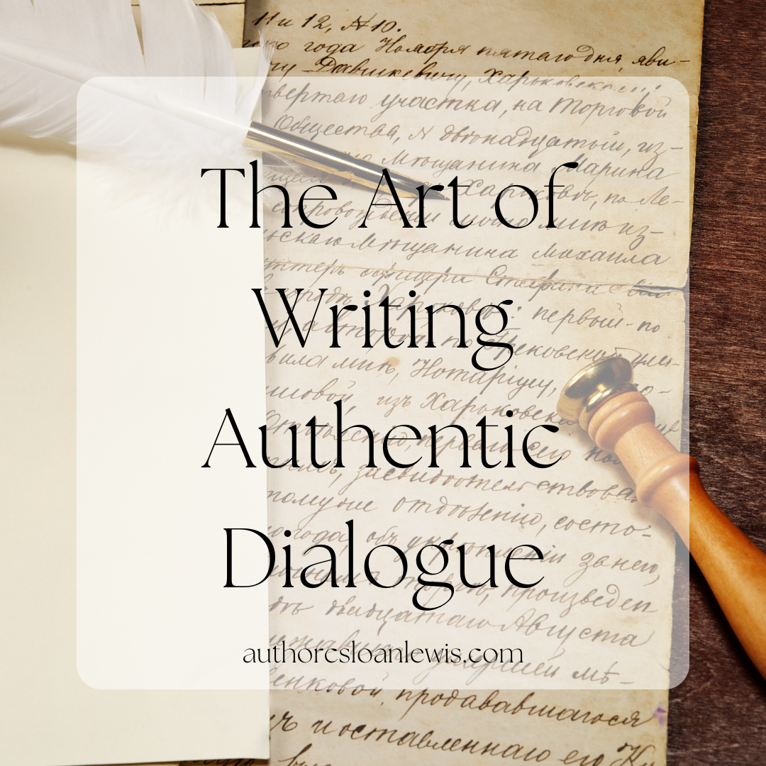 The Art of Writing Authentic Dialogue – C. Sloan Lewis | Your Virtual ...