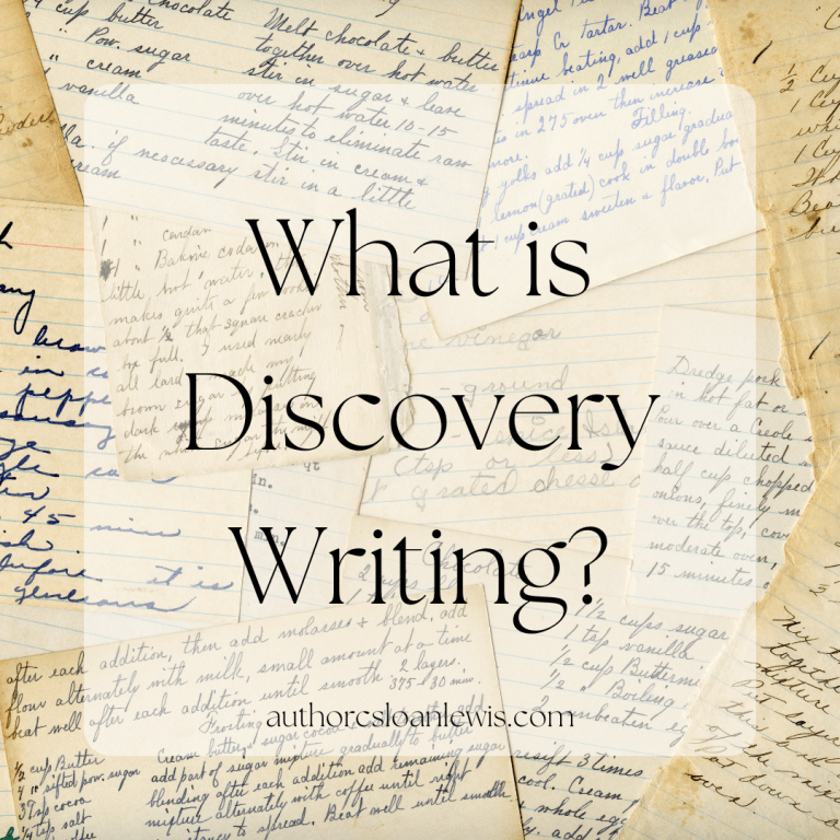 What is Discovery Writing? – C. Sloan Lewis | Your Virtual Writing Coach